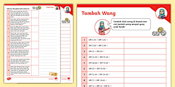 Koleksi BBM Topik Wang Malaysia Matematik Sekolah Rendah Tahap 1