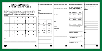 6th Grade Puzzles | twinkl.com