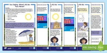 Sun Safety Readings | twinkl.com.au