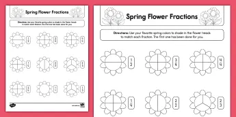 Flower Math Worksheets | twinkl.com