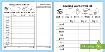 'nk' Sound Phonics Activities | twinkl.co.uk