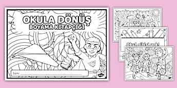 Okula Dönüş Boyama 1 Sınıf Uyum Haftası Etkinlikleri