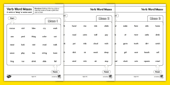 First Grade Verbs | twinkl.com