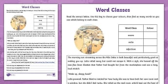 Recognising Word Classes - KS2 Grammar - Page 2 - Twinkl