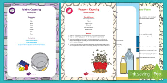 Measuring & Size Capacity Activities Early Years (EYFS)