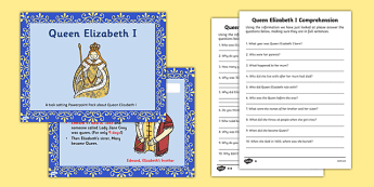 Queen Elizabeth I Resources | twinkl.co.uk