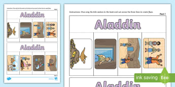 Activities, Games and Worksheets - Aladdin - Twinkl