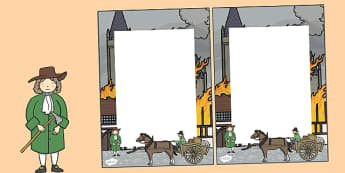 The Great Fire of London Writing Frames and Worksheets