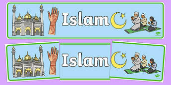 KS2 Displays, Religion, Islam, KS2 Religious Education