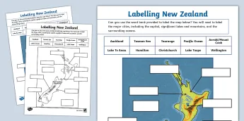 New Zealand Maps | twinkl.co.uk