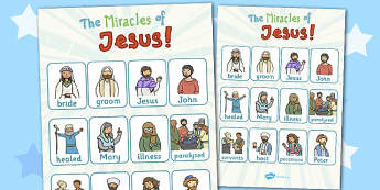 Miracles and Stories of Jesus - KS1 resources - Twinkl