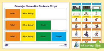 Stories | Colourful Semantics | SEND | Twinkl