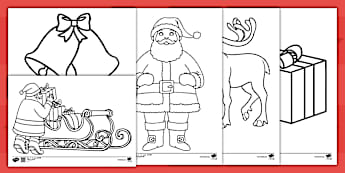 Easy Christmas Colouring Sheets for Kids | Twinkl Parents