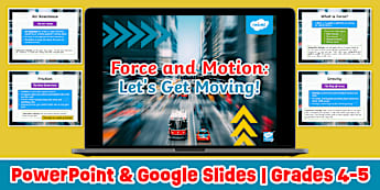 Force and Motion Worksheets & Printables | Grade 5 | Twinkl