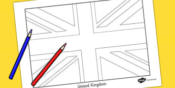 UK Colouring Pages - The United Kingdom - Parents - Twinkl