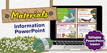 Year 3-4 Resources About the Properties and Use of Materials