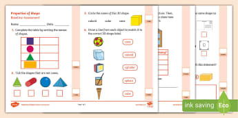 Year 2 - Baseline Assessments - KS1 Maths - Twinkl