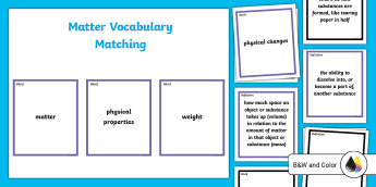 Science Matching Games | twinkl.com