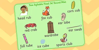 Phonics Two-Syllable Words | twinkl.com.au
