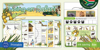 Going on Safari | Animal Theme for Preschool | South Africa