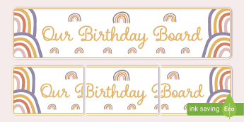 Rainbow Display Banners | twinkl.com.au
