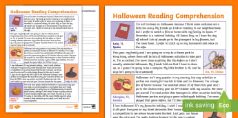 ESL Reading Comprehension Worksheets | Twinkl - Twinkl