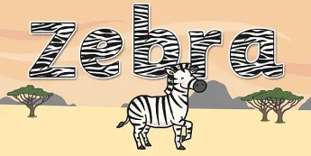 Zebra Resources | twinkl.com.au