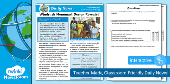 Windrush Monument Design Revealed - Twinkl NewsRoom