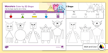 2D Shapes Crafts | twinkl.com