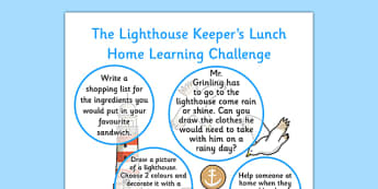 The Lighthouse Keeper's Lunch - Ronda Armitage Early Years (EYFS ...