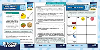 Floating and Sinking Activities | twinkl.com.au