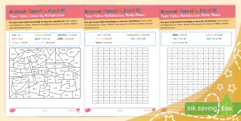 Multiplication Colouring Sheets | twinkl.com.au