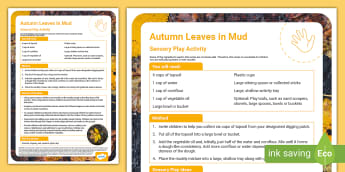 Sensory Play - Autumn - Autumn Resources for Early Years