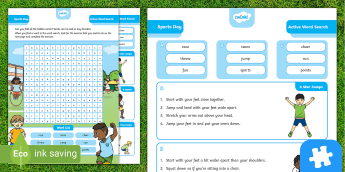 Physical Education Word Searches | twinkl.co.uk