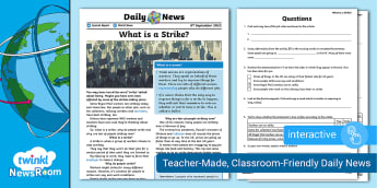 What is a Strike? - Twinkl NewsRoom