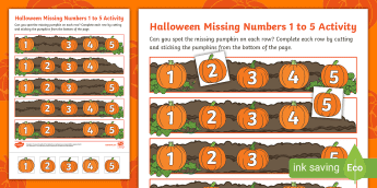 Missing Numbers Worksheets | twinkl.co.uk