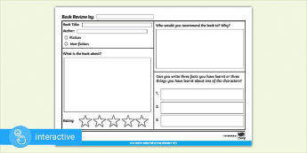Book Review Activities | twinkl.co.uk