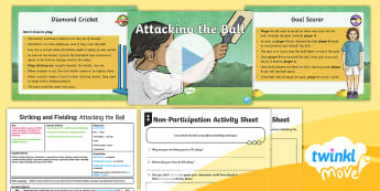 Year 6 Outdoor PE Lesson Plans - Striking and Fielding Games