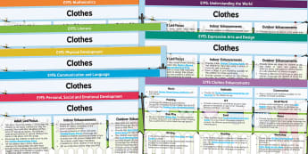 Clothes and Accessories - EYFS - Twinkl
