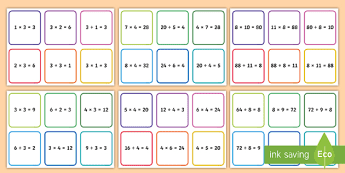 Multiplication Matching Cards | twinkl.com.au