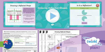 Describe and perform translations, reflections and rotations of shapes ...