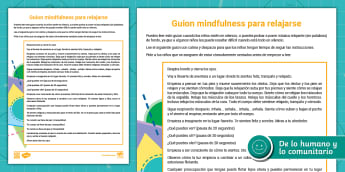 Mindfulness y relajación de alumnos Socioemocional - Educación primaria