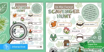Outdoor Education Scavenger Hunt • Twinkl.com.au