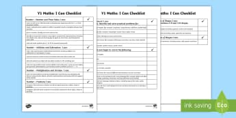 Year One Number and Algebra Assessment Resources - Twinkl