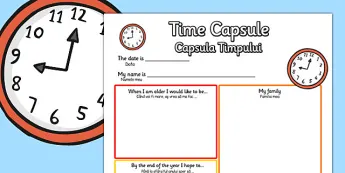 Time Capsule Activities | twinkl.co.uk