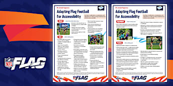 NFL Flag Football Activities | Twinkl PE Lessons - Twinkl