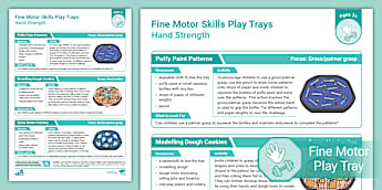 Fine Motor Skills: Hand Strength Activities | EYFS Planning