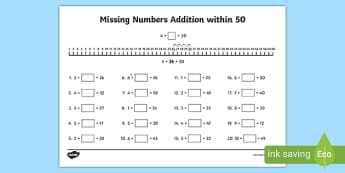 Addition & Subtraction - Mathematics - Grade 2 South Africa