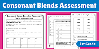 Blends Worksheets & Printables | Grade 1 | Twinkl