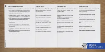 Common Spelling Errors | Twinkl